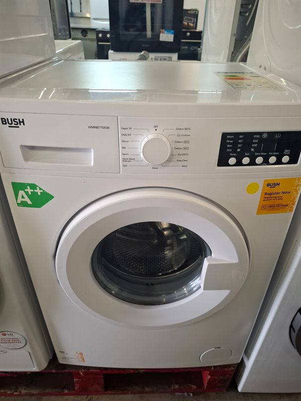 Bush WMNB712EB 7kg 1200rpm Washing Machine White