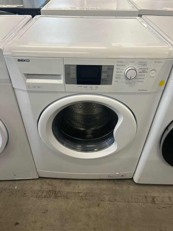 Beko WM74155LW 7kg Load 1500 Spin Washing Machine White