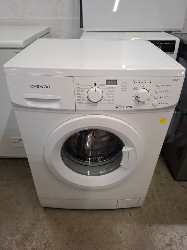 Daewoo A++ 6kg 1200rpm Washing Machine White