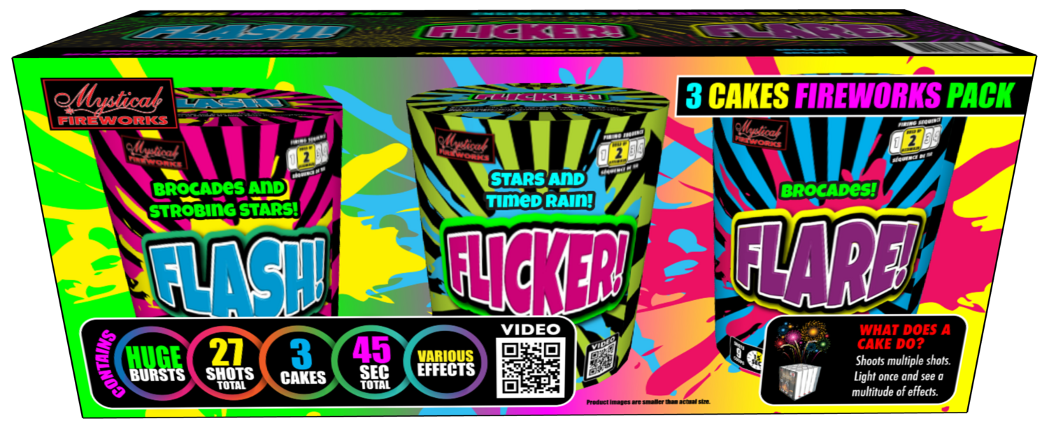 Flash! Flicker! Flare! – Cakes – Royal Fireworks