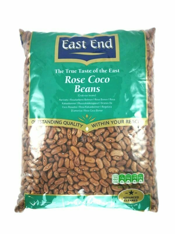 East End Rose Coco (Crabeye) Beans 2Kg
