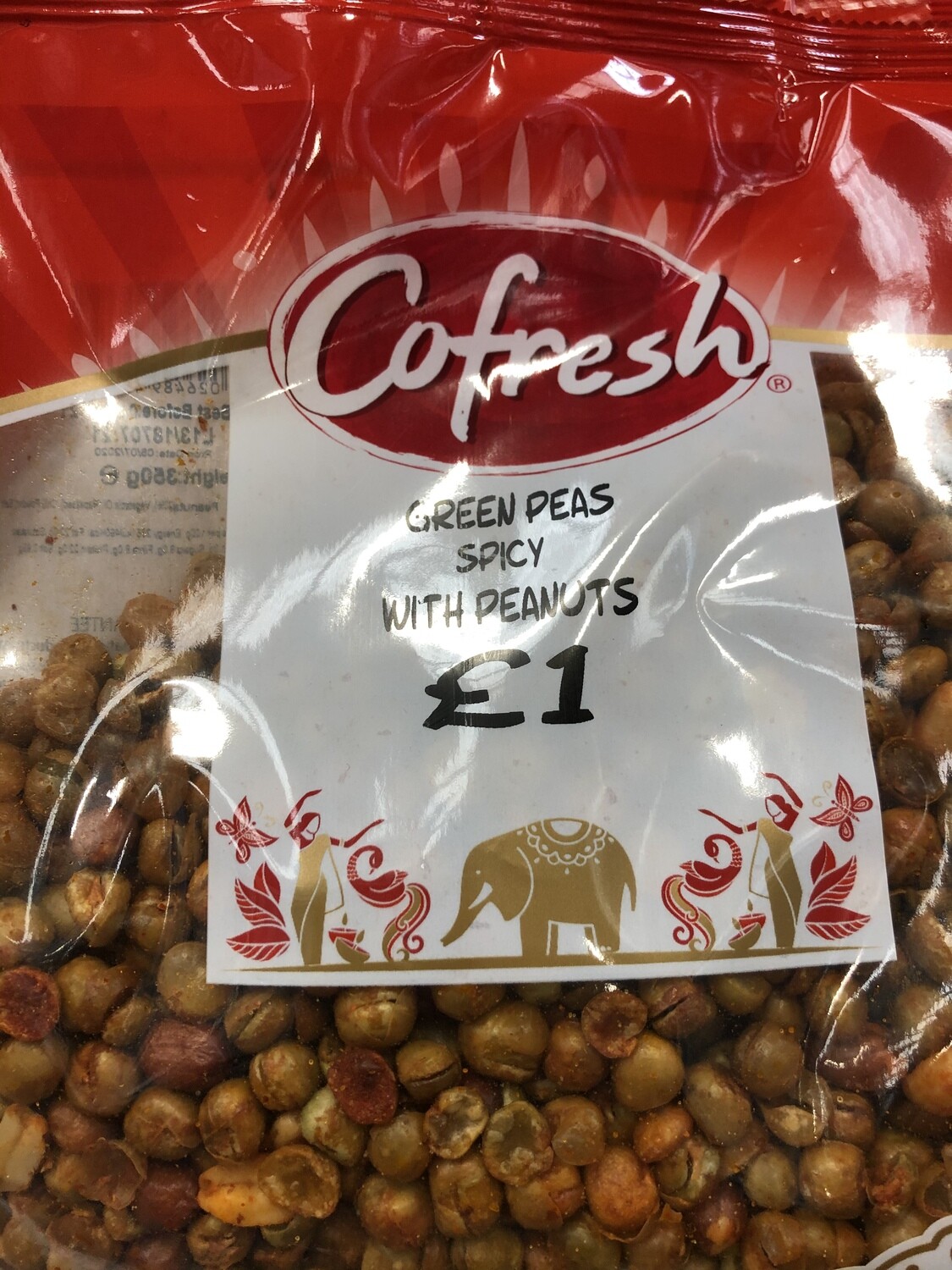 Cofresh Green Peas Spicy with Peanuts 300g