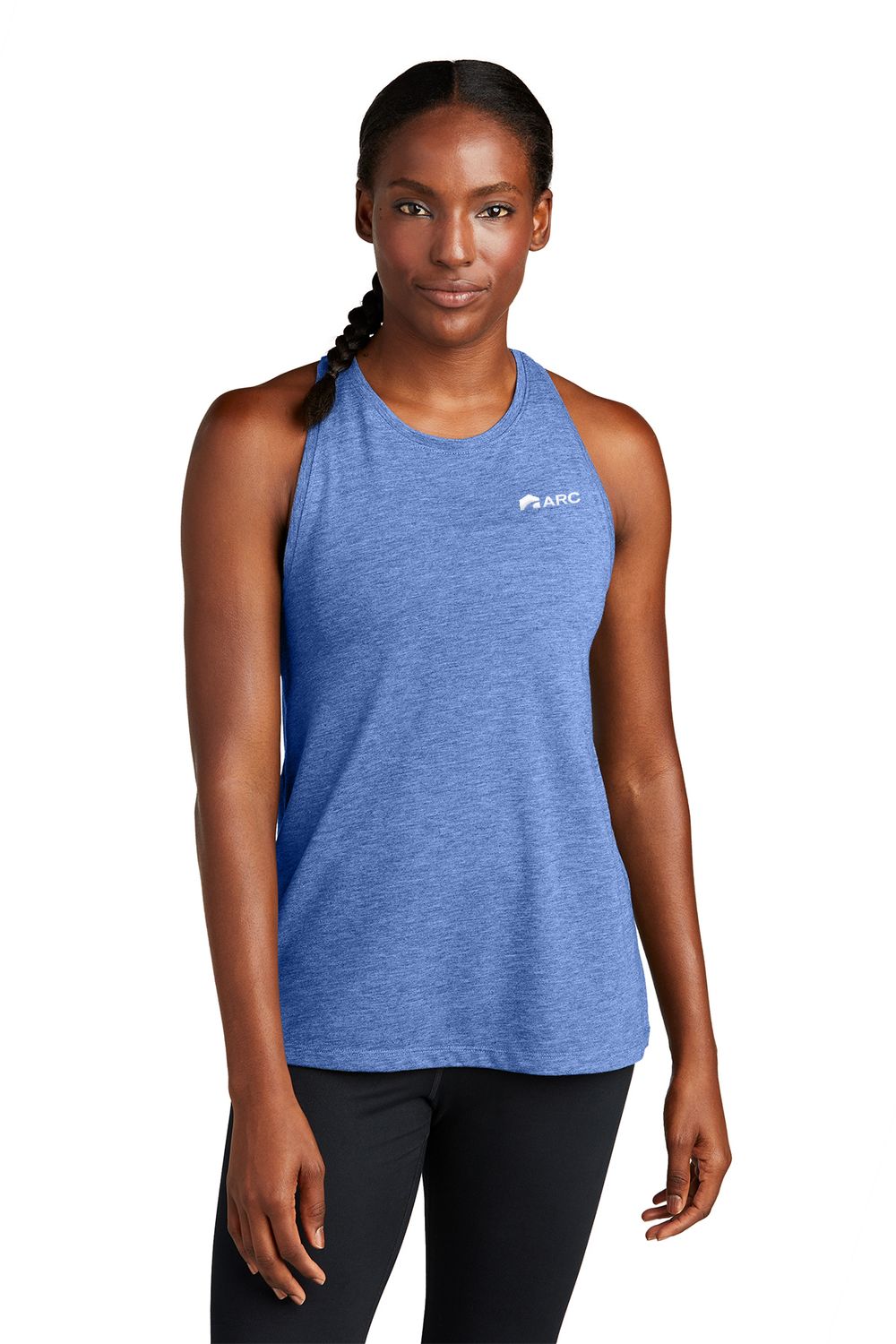Women's Blue Tri-Blend Racerback