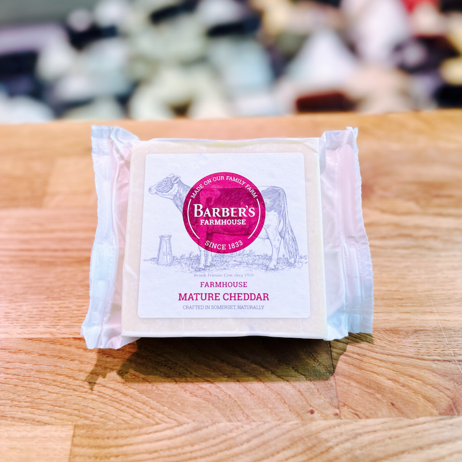Barbers Mature Cheddar 200g | Haywards Butchers & Farmshop