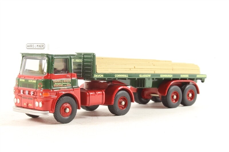 Corgi Trackside ERF LV flatbed trailer with wood load "Brian Harris ...