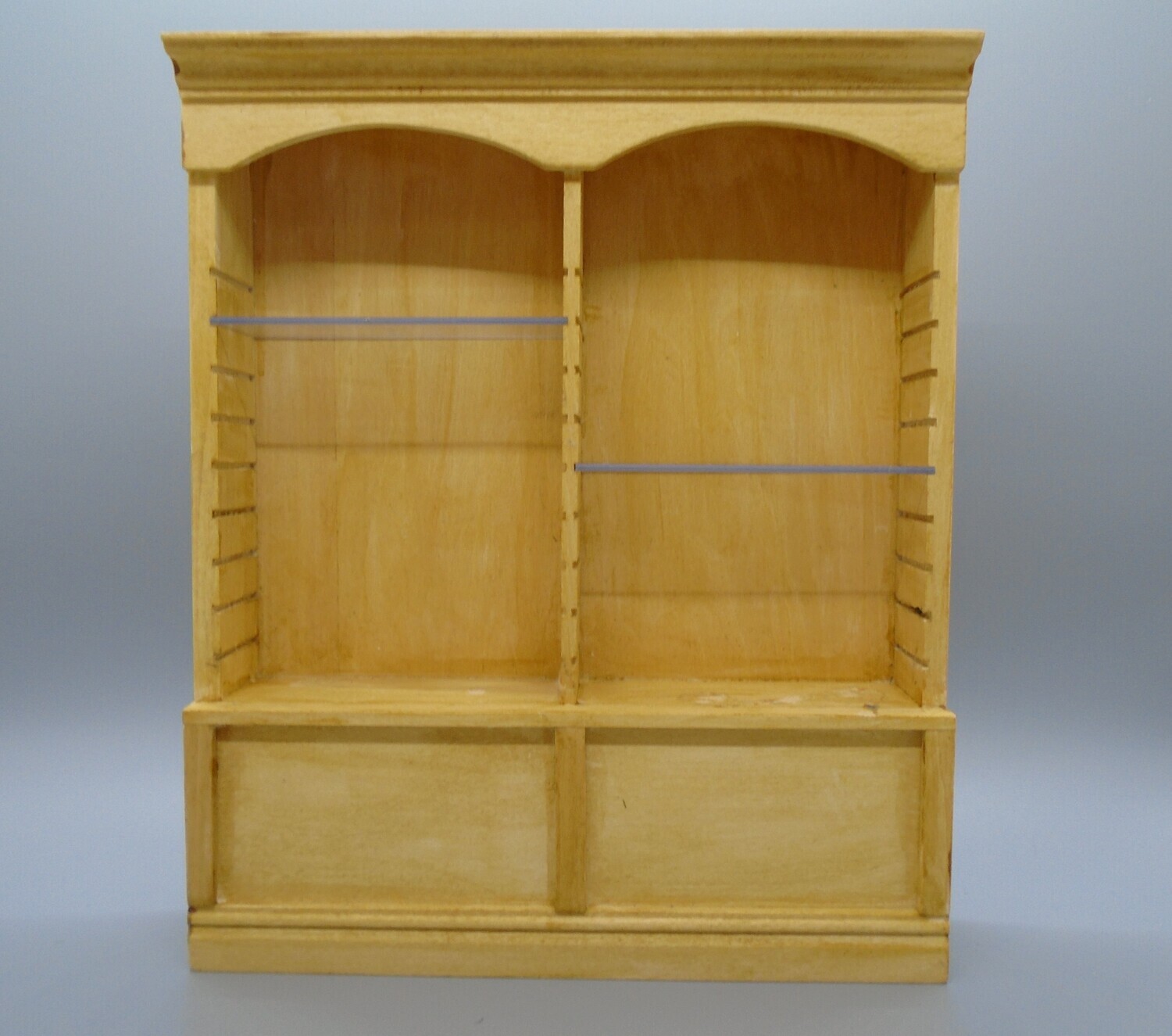 PRELOVED ADJUSTABLE GLASS SHELF DISPLAY CABINET