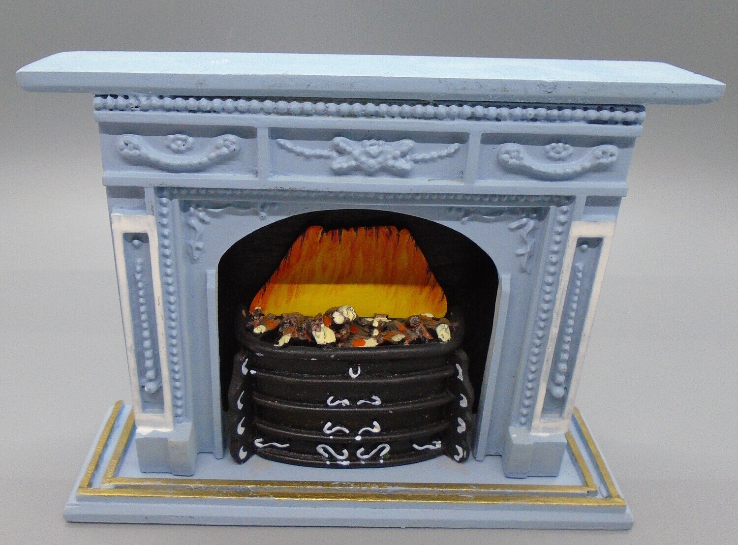 RESIN FIRE PLACE AND FIRE