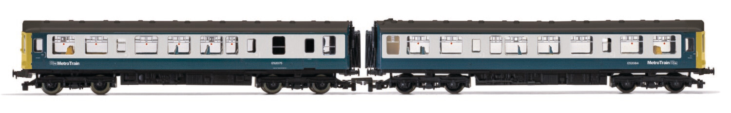 Hornby R30171 RailRoad Plus MetroTrain Class 110 2 Car Train Pack ...