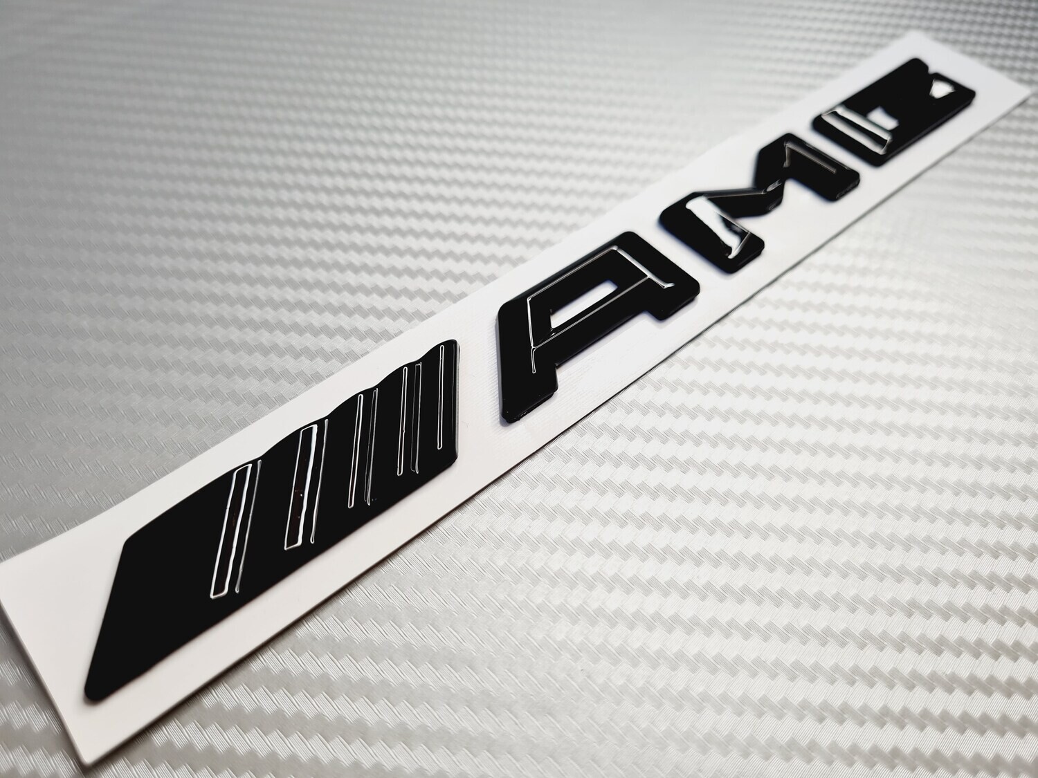 Mercedes AMG Badge - Gloss Black