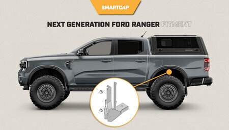 Ford J-Brace Load Box Reinforcement Brackets for Next Gen Ford Ranger