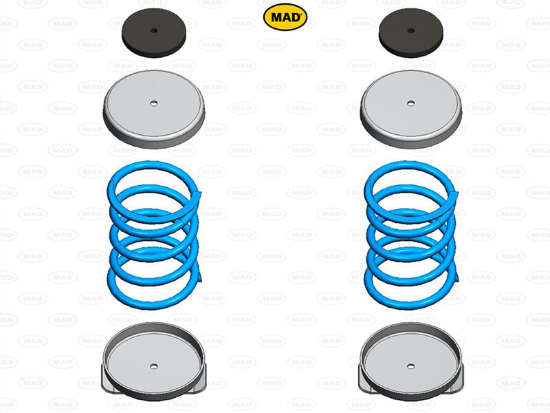 MAD Suspension Auxiliary Coil Spring FIAT Ducato 250 / 290