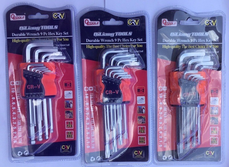 Medium Allen Key Ball 9 Piece Hax
