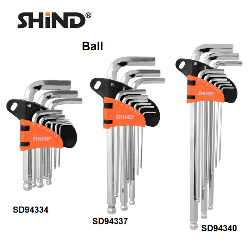 Shind - 9 Pcs Hexagon Key Ball
