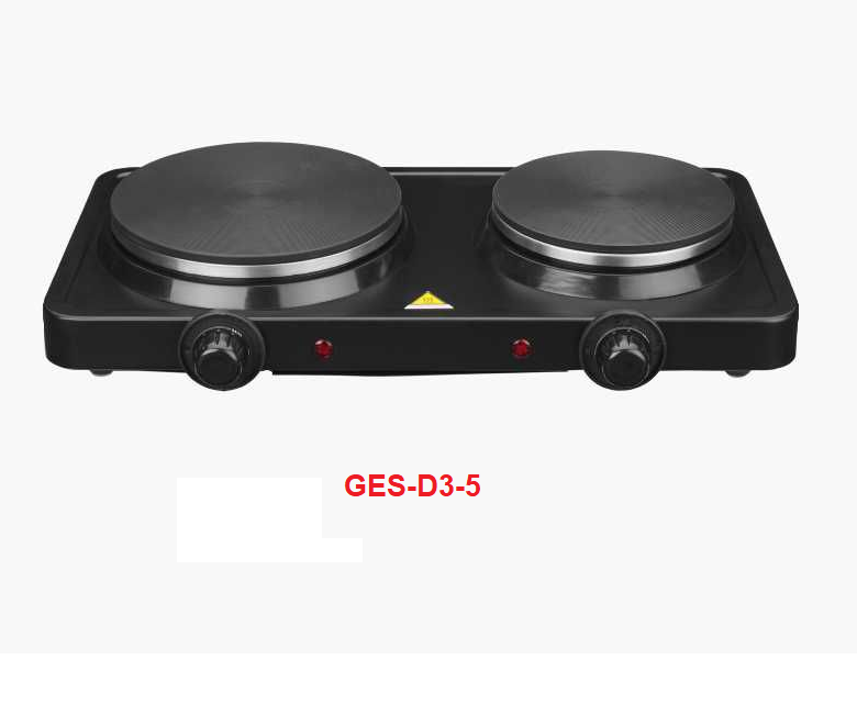 Good Mama 2000W 2 Solid Plate Electrical Stove-D3