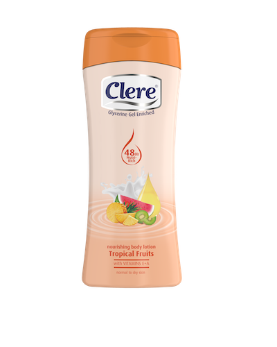 Clere Nourishing Tropical Fruit Body Lotion Limited Edition