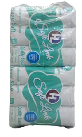 Toilet Rolls Tissue Soft Link Deluxe 18s Rec/2P/200