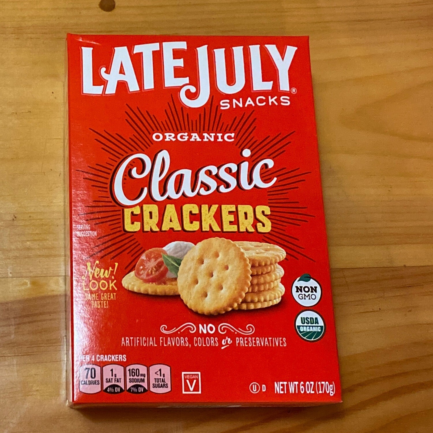 Organic Classic Crackers Late July Snacks 6oz organic-classic-crackers-late-july-snacks-6oz