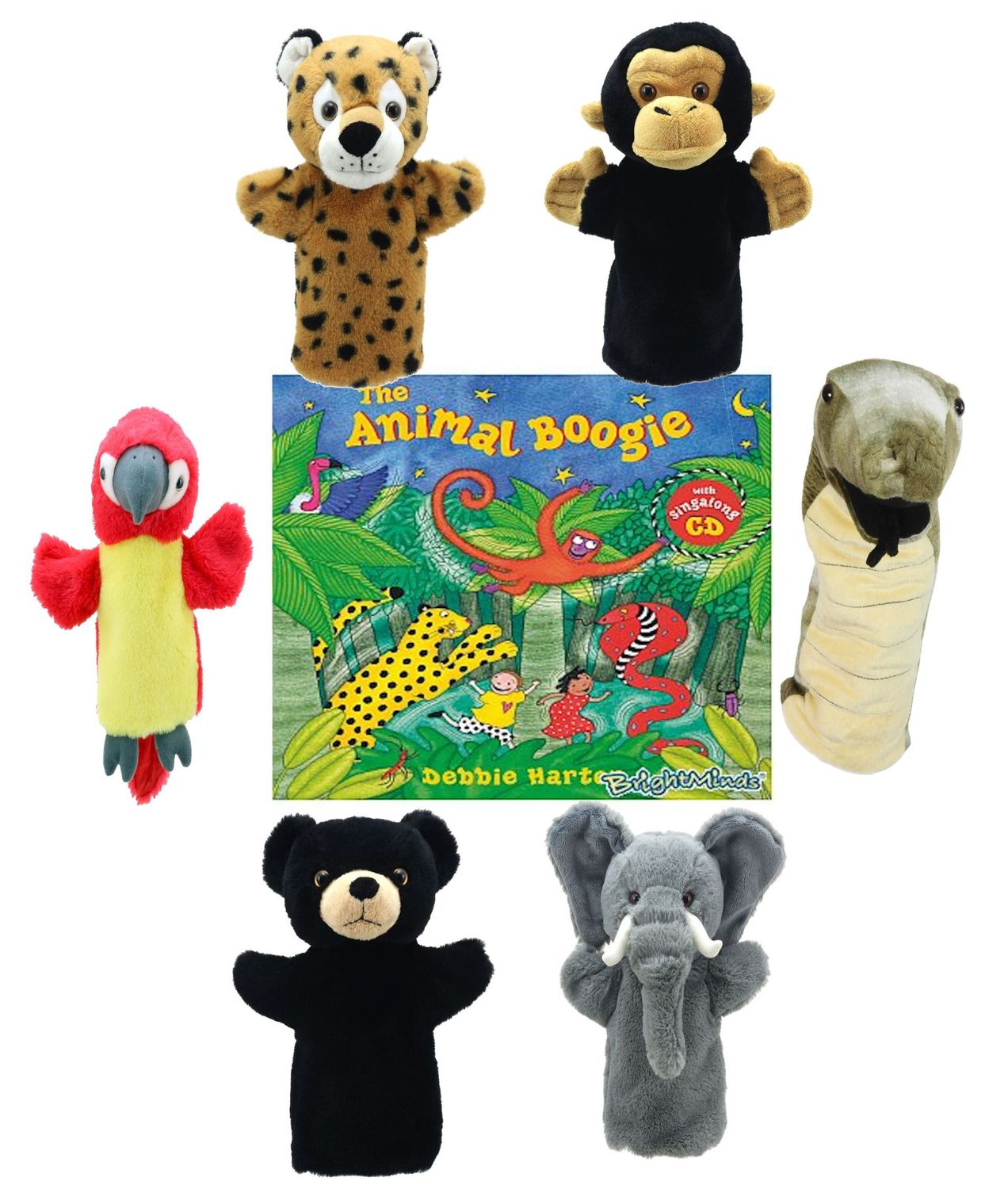 Animal Boogie Puppet Story CD Book Set