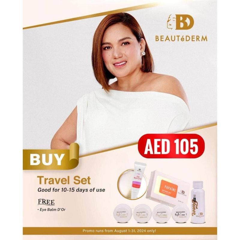 Beautederm Travel set