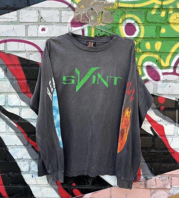 Worn vintage black Saint Michael Vlone L/s size large