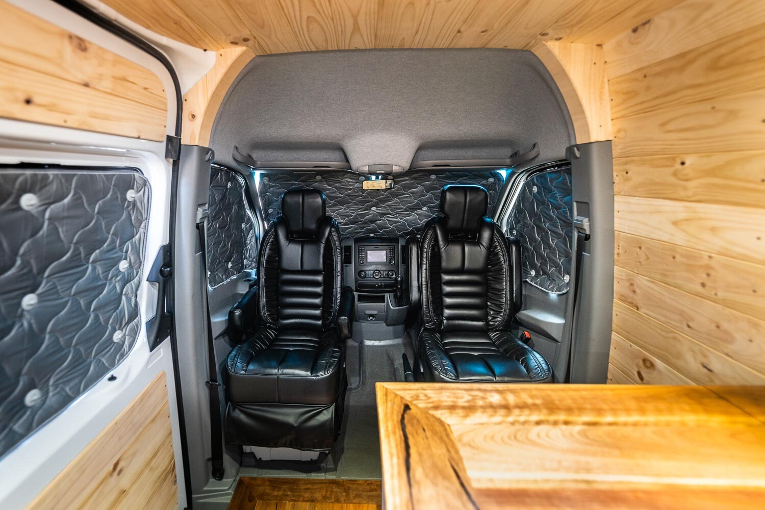 Mercedes Sprinter insulated sun shades