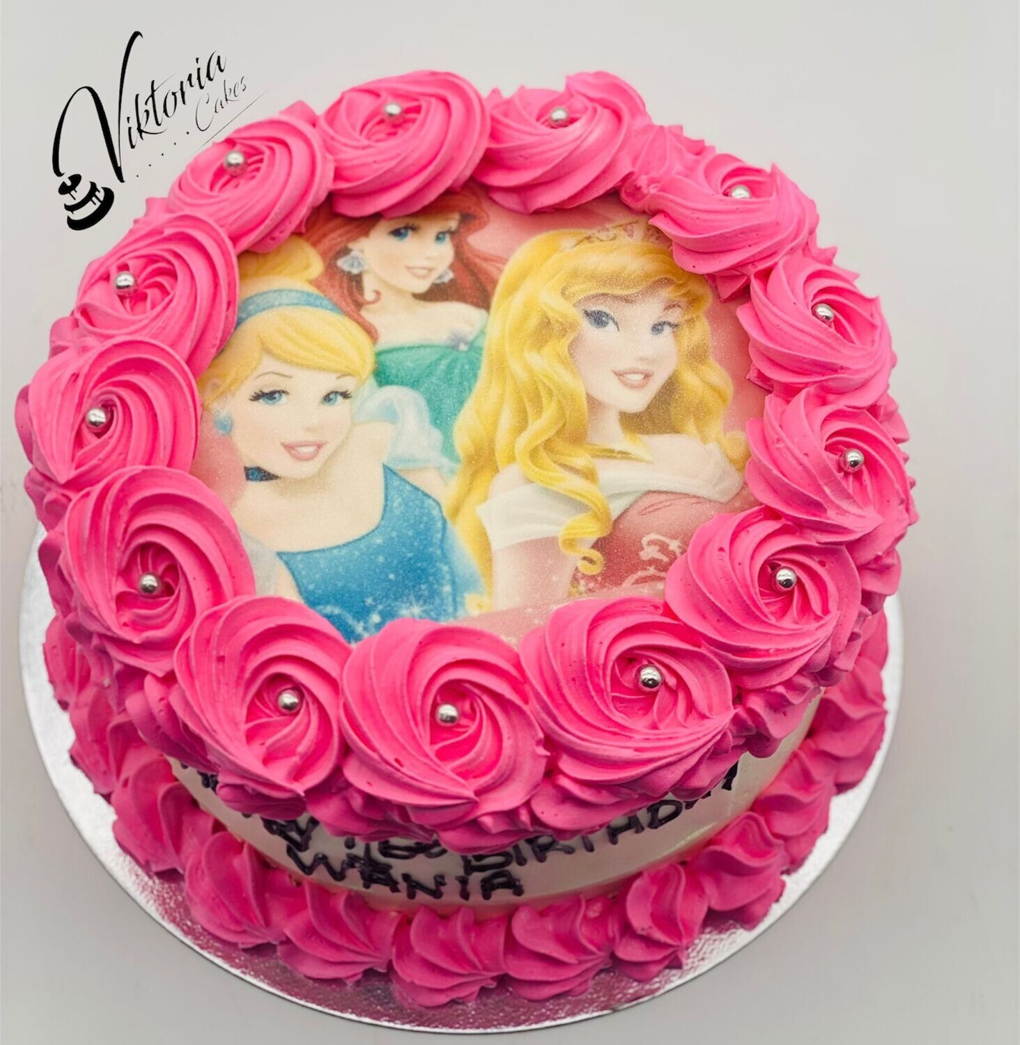 Fresh Cream Cake Princess Cake Girls cake