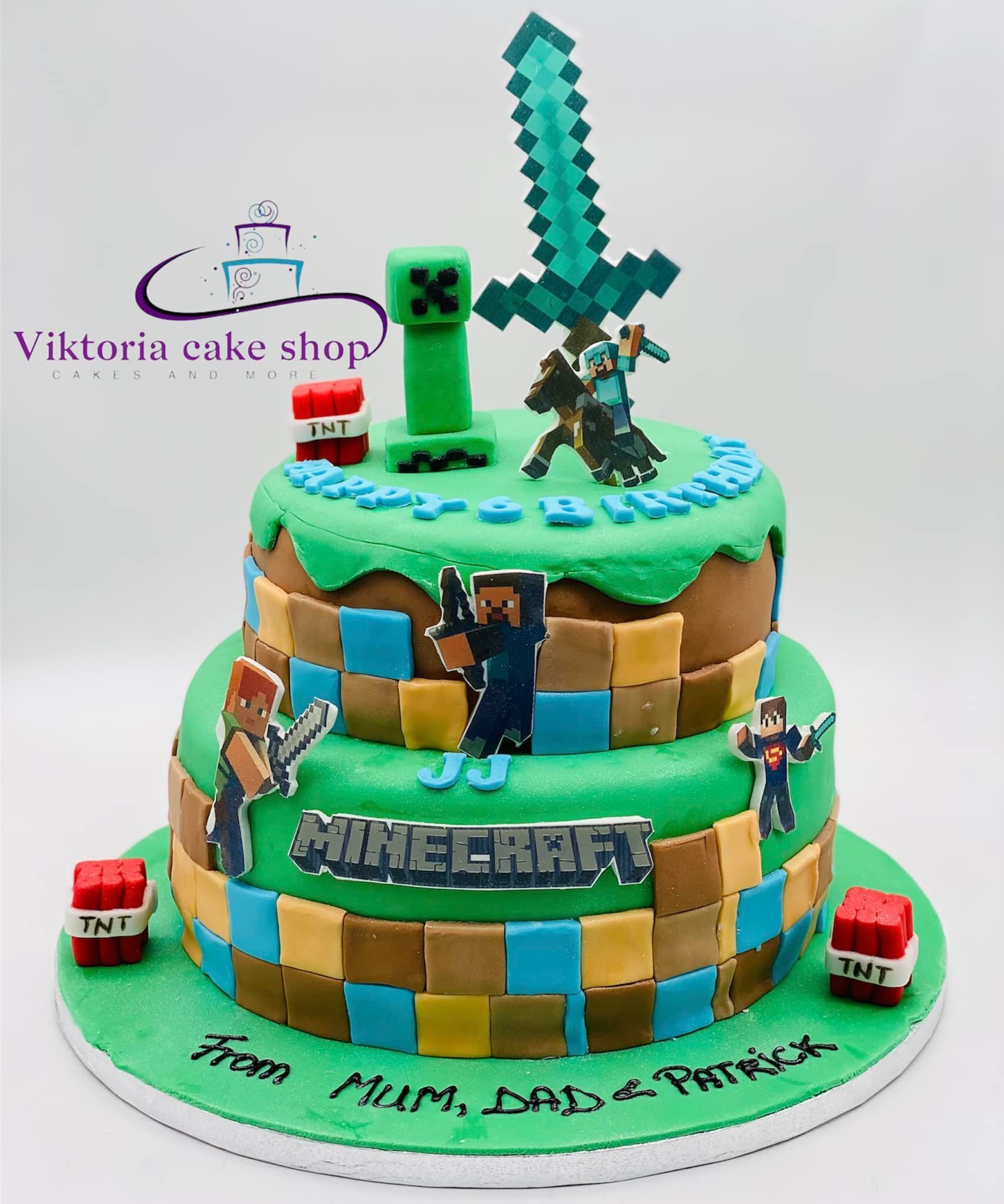 Minecraft Steve Cake Ideas