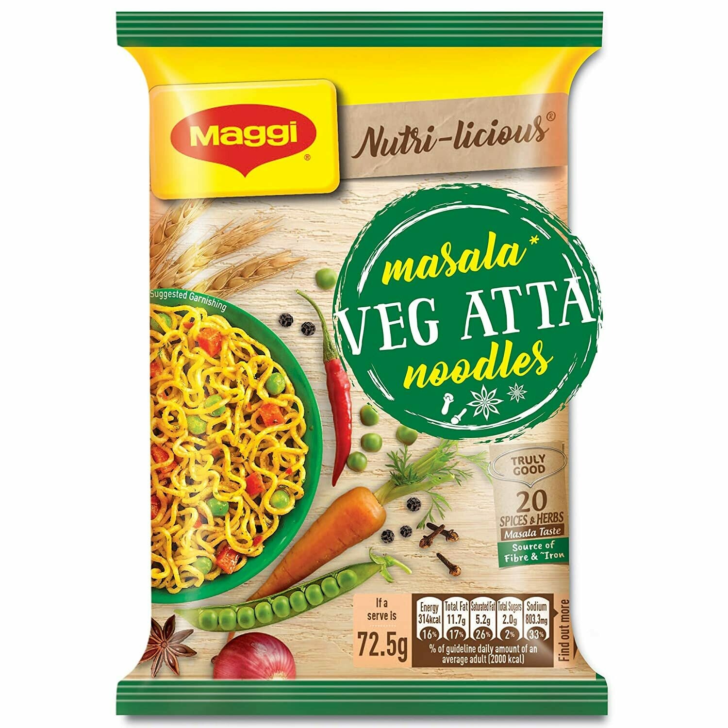 MAGGI NOODLES ATTA 72,5GM