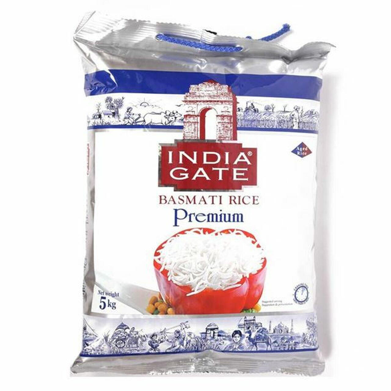 INDIAGATE PREMIUM BASMATI RICE 5KG