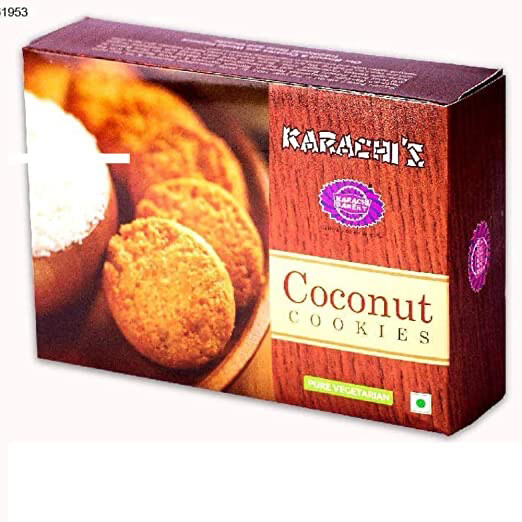 KARACHI BAKERY COCONUT COOKIES 400GM (Expiry Date: 13/10/2022)