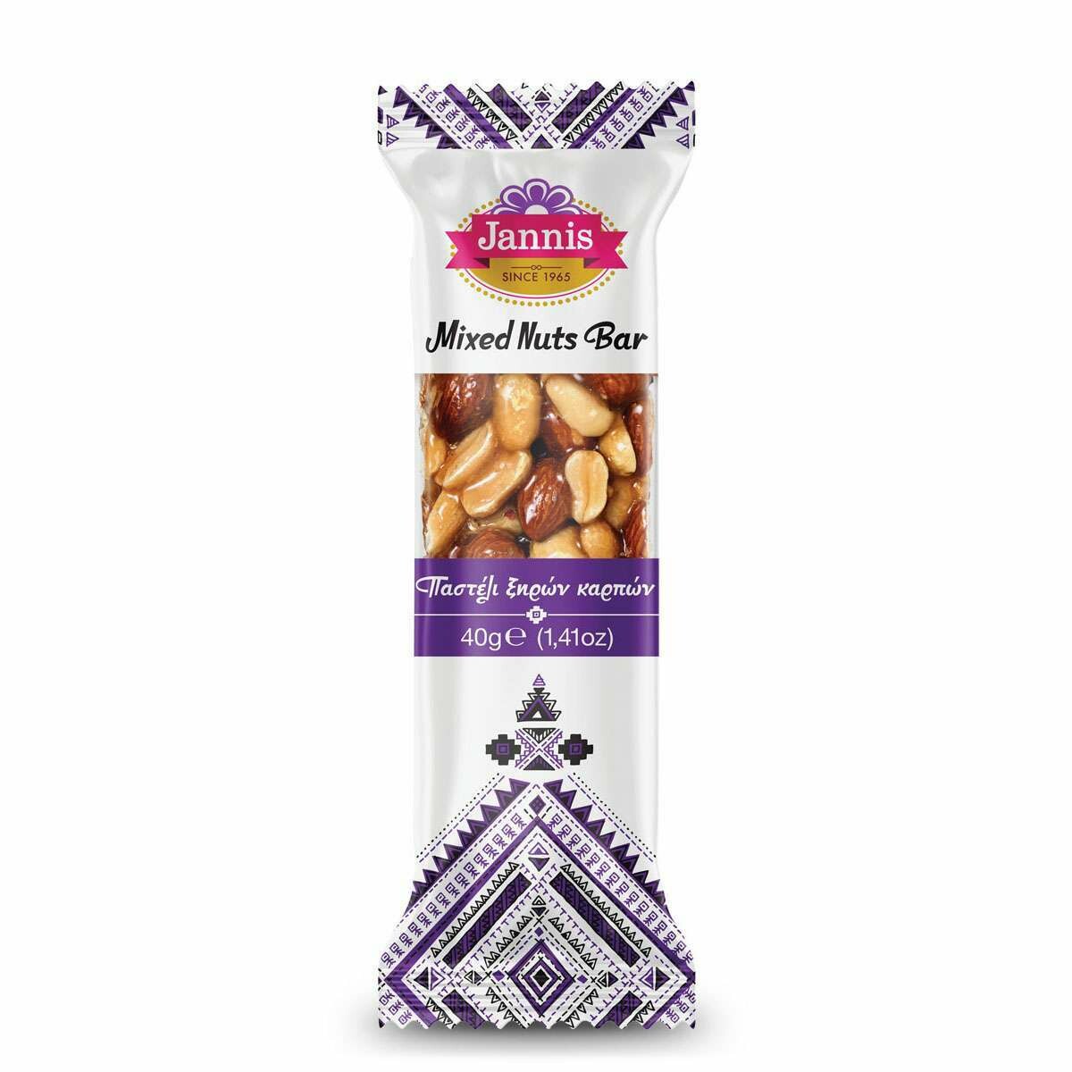 Mixed Nuts Bar 40g - Jannis