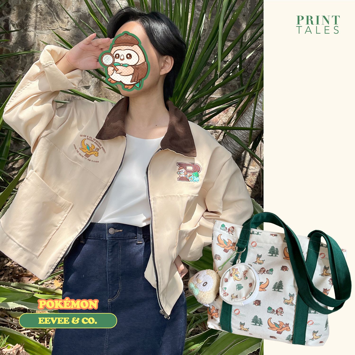 Pokemon Eevee & Co. Jackets and Totebag