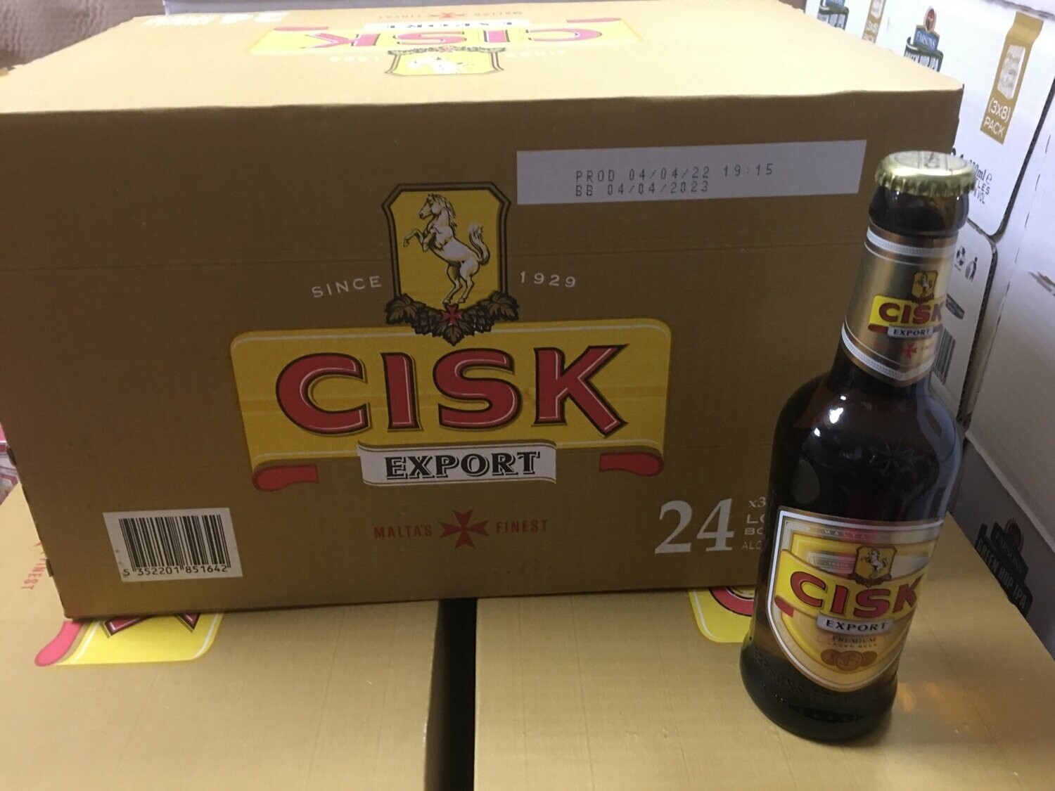 Cisk la bière Maltaise!!!!
