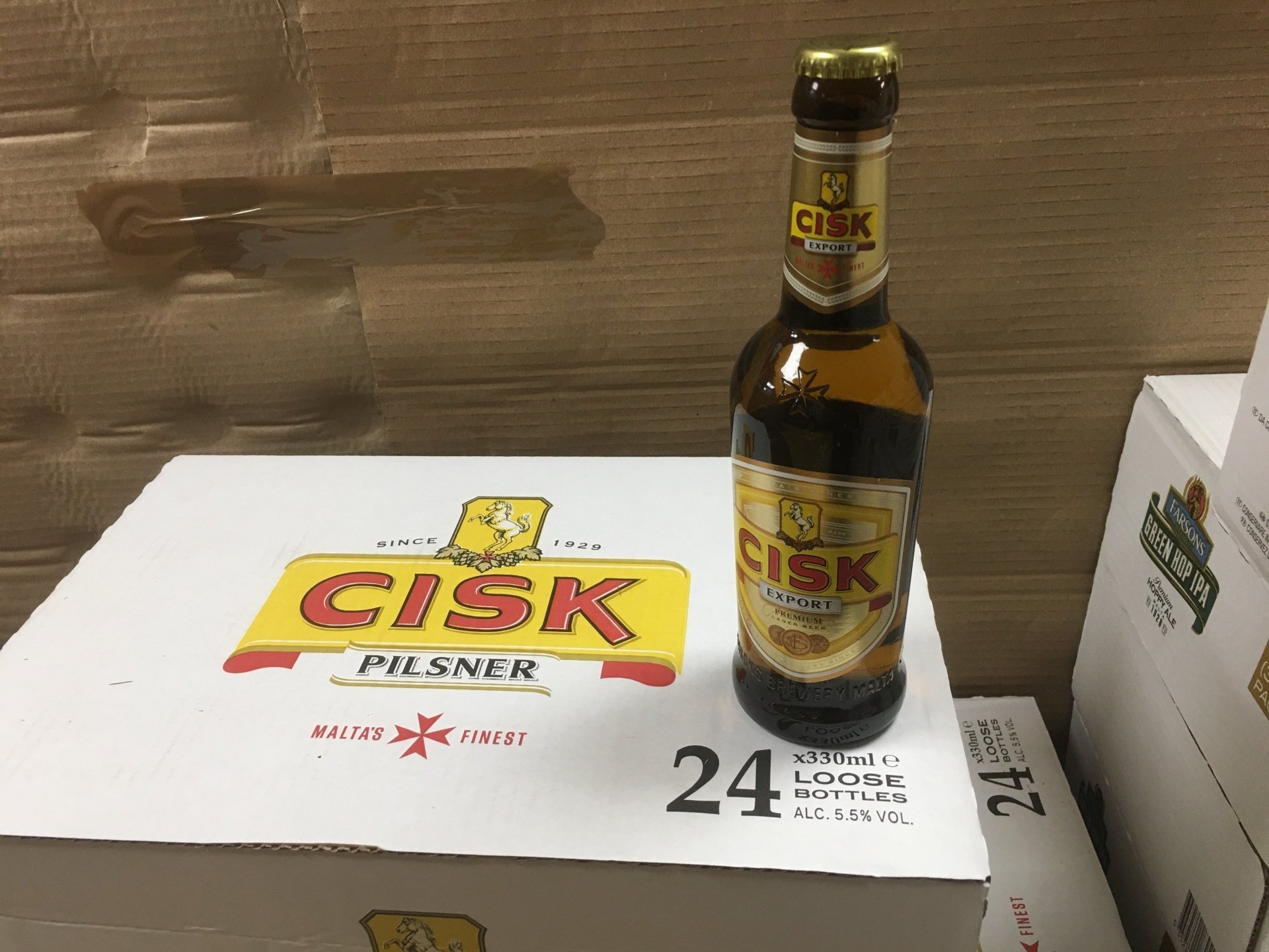 Cisk les bières Maltaises!!