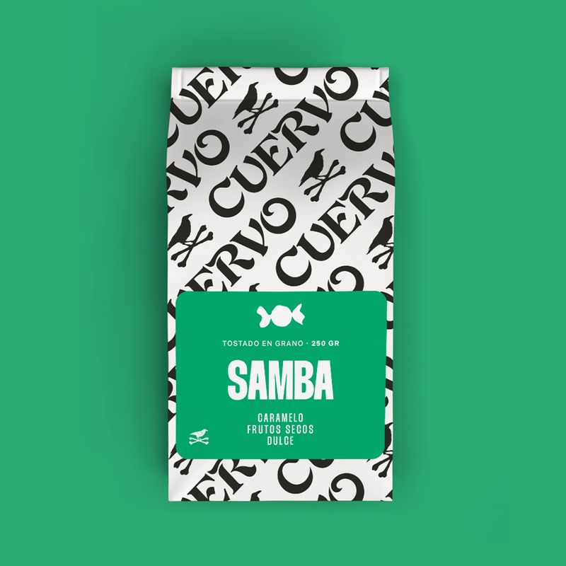 Cafe cuervo samba brasil x250gr