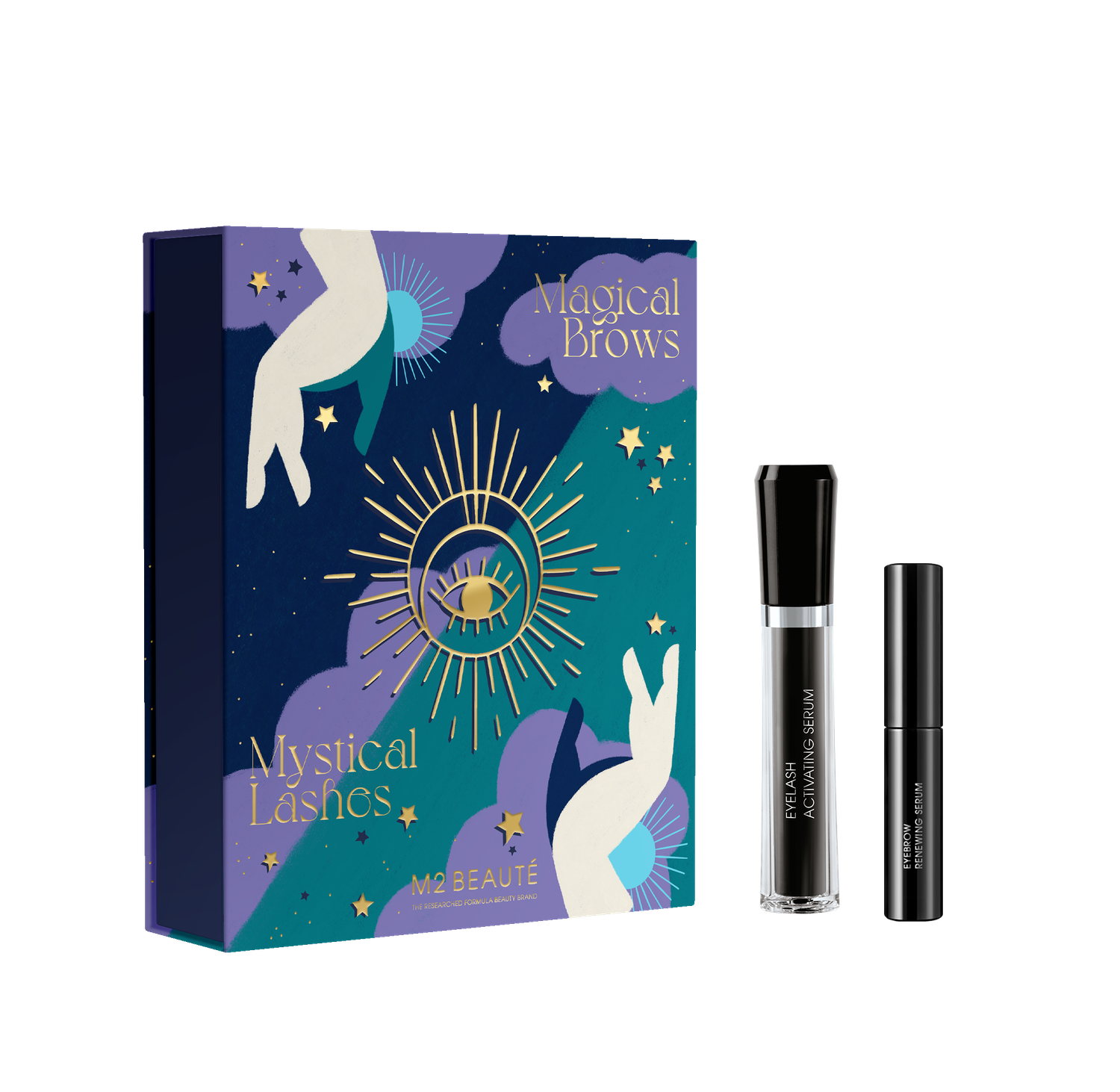 M2 Beautè Mystical Brows & Magical Lashes rinkinys