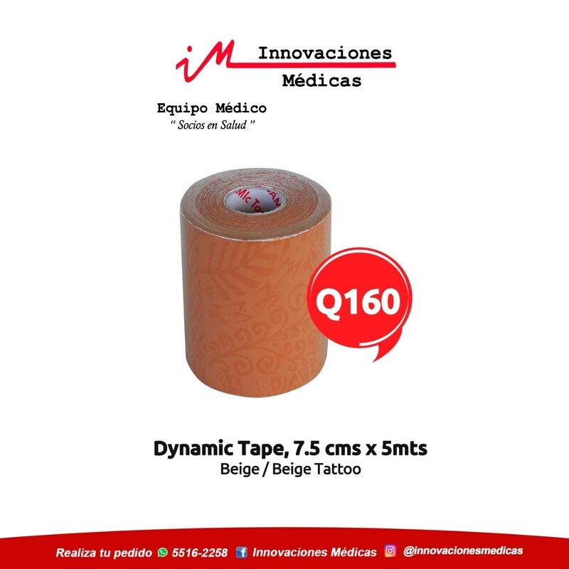 Dynamic Tape, 7.5cms x 5mts