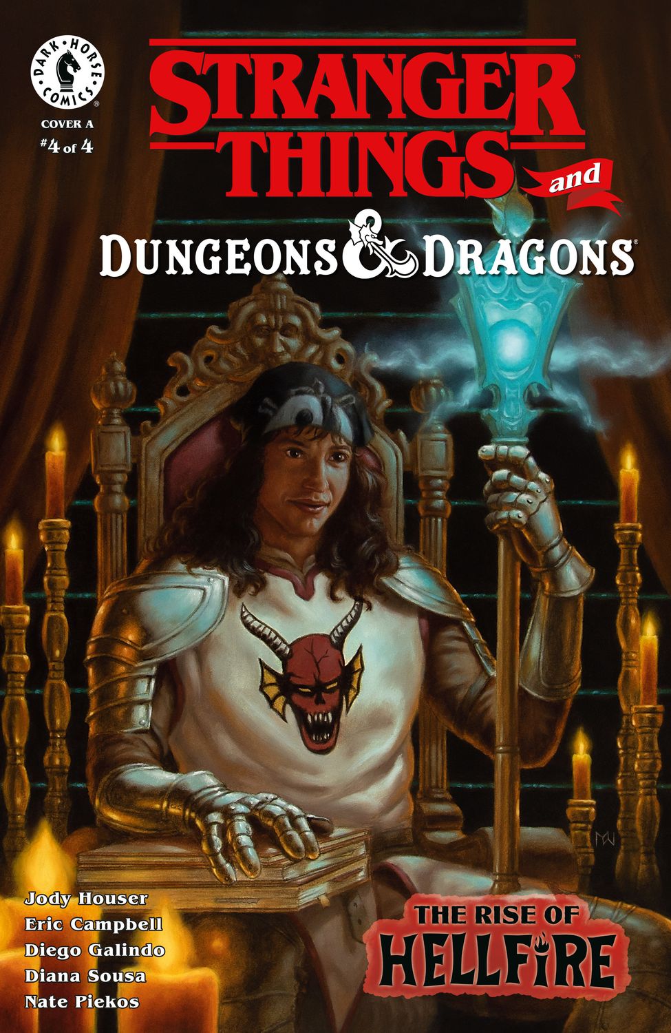 Stranger Things and D&D: The Rise of Hellfire #4 CVR A Myles Wohl