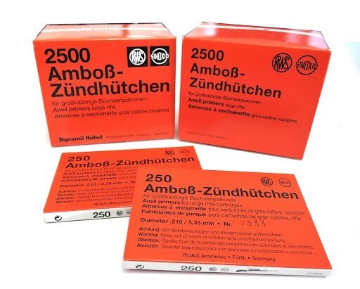 RWS Large Rifle primers, Match #5341