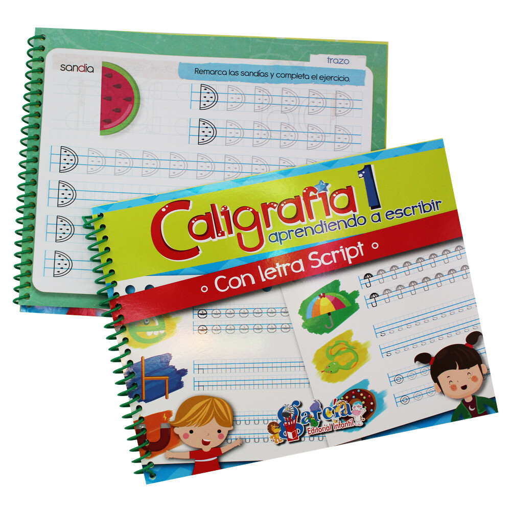 LIBRO CALIGRAFIA #1 APRENDIENDO A ESCRIBIR PZ