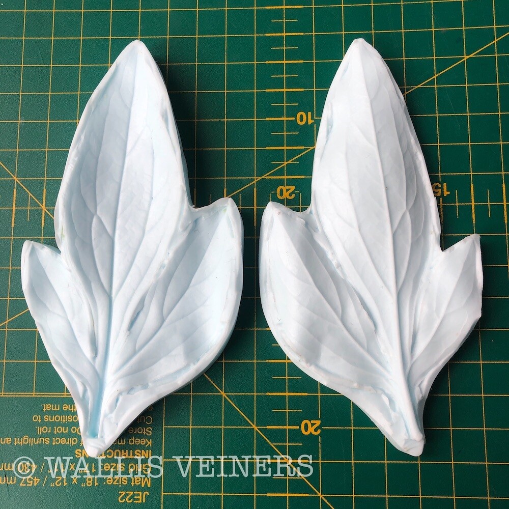 Peony Leaf Veiner ( Mold ) + Cutter ( Optional )
