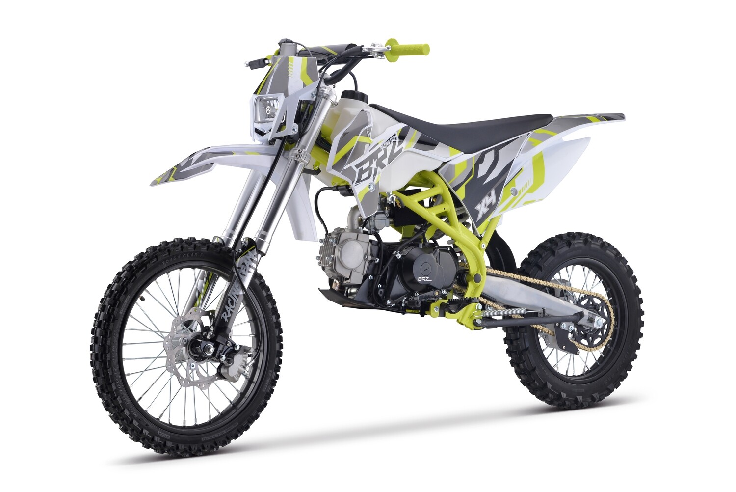 Junior Adult BRZ Racing Pro 125cc Manual Dirt Bike 17 14 Big Wheel
