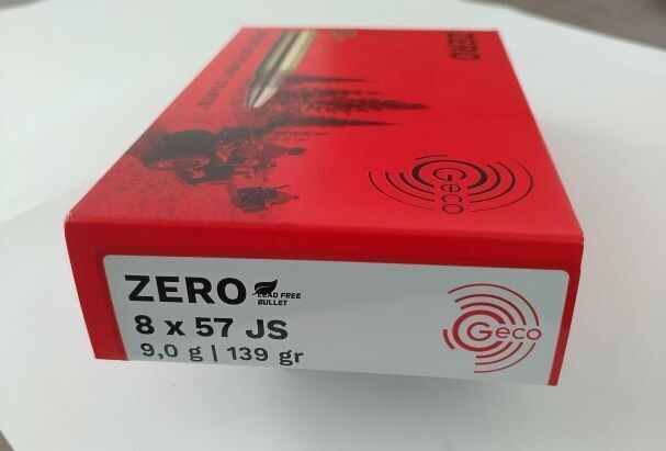 Geco Büchsenpatrone 8x57 Js Zero 139gr 9g
