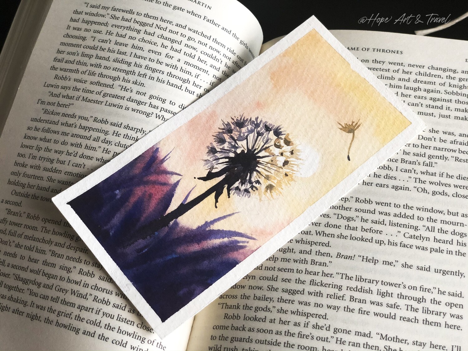 Painting Ink Original hand-painted Bookmarks etna.com.pe