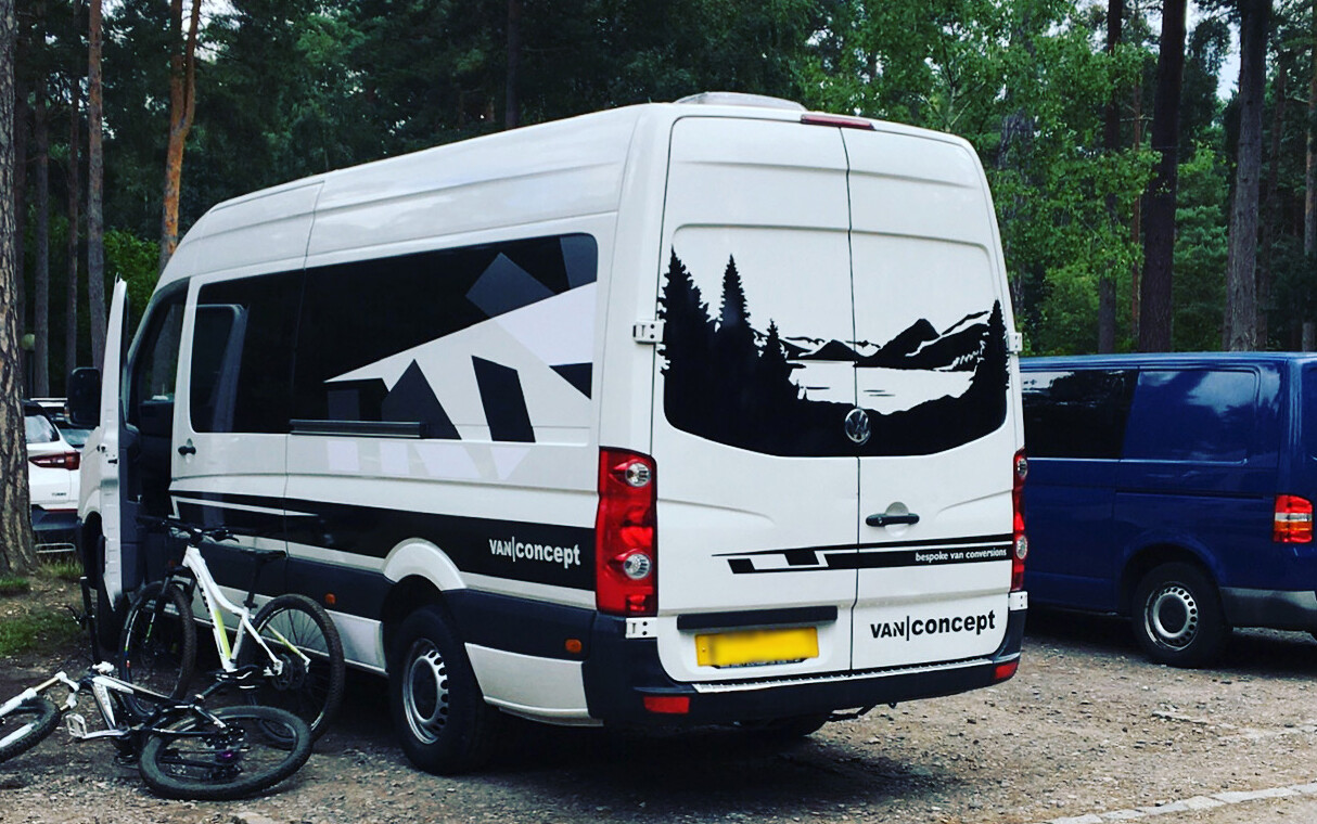 Rear Vinyl Art Decal - VW Crafter/Mercedes Sprinter