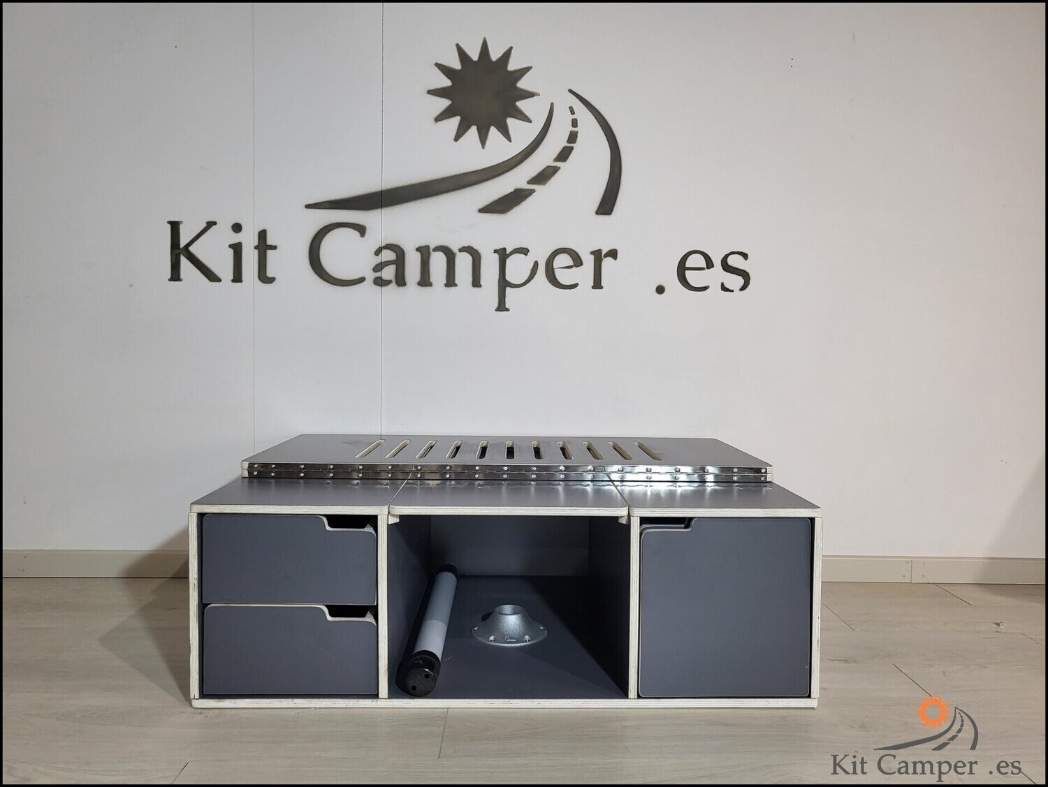 mueble camper renault cangoo, kit camper para renault cangoo