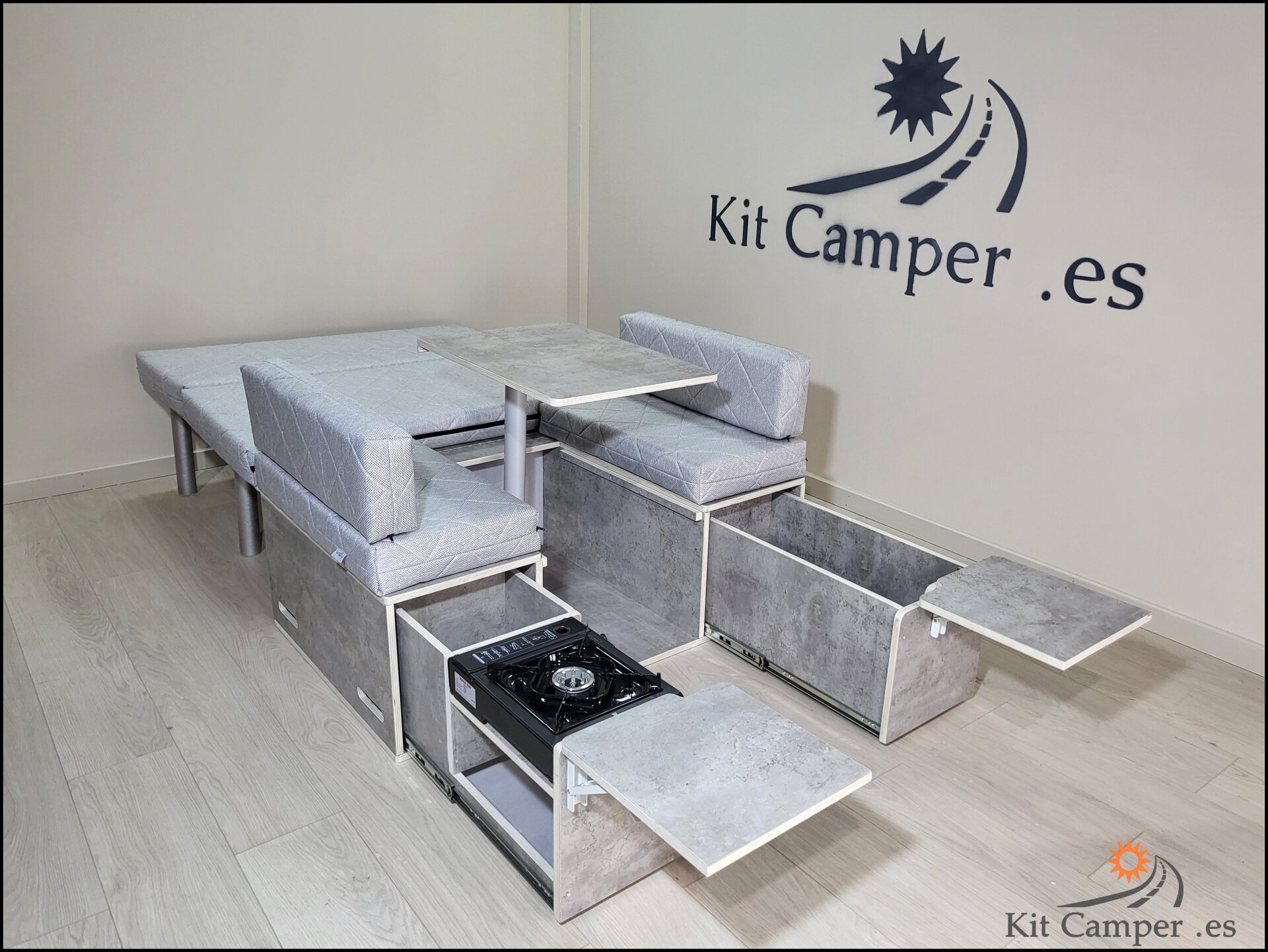 mueble camper para caddy, , kit camper para volkswagen caddy