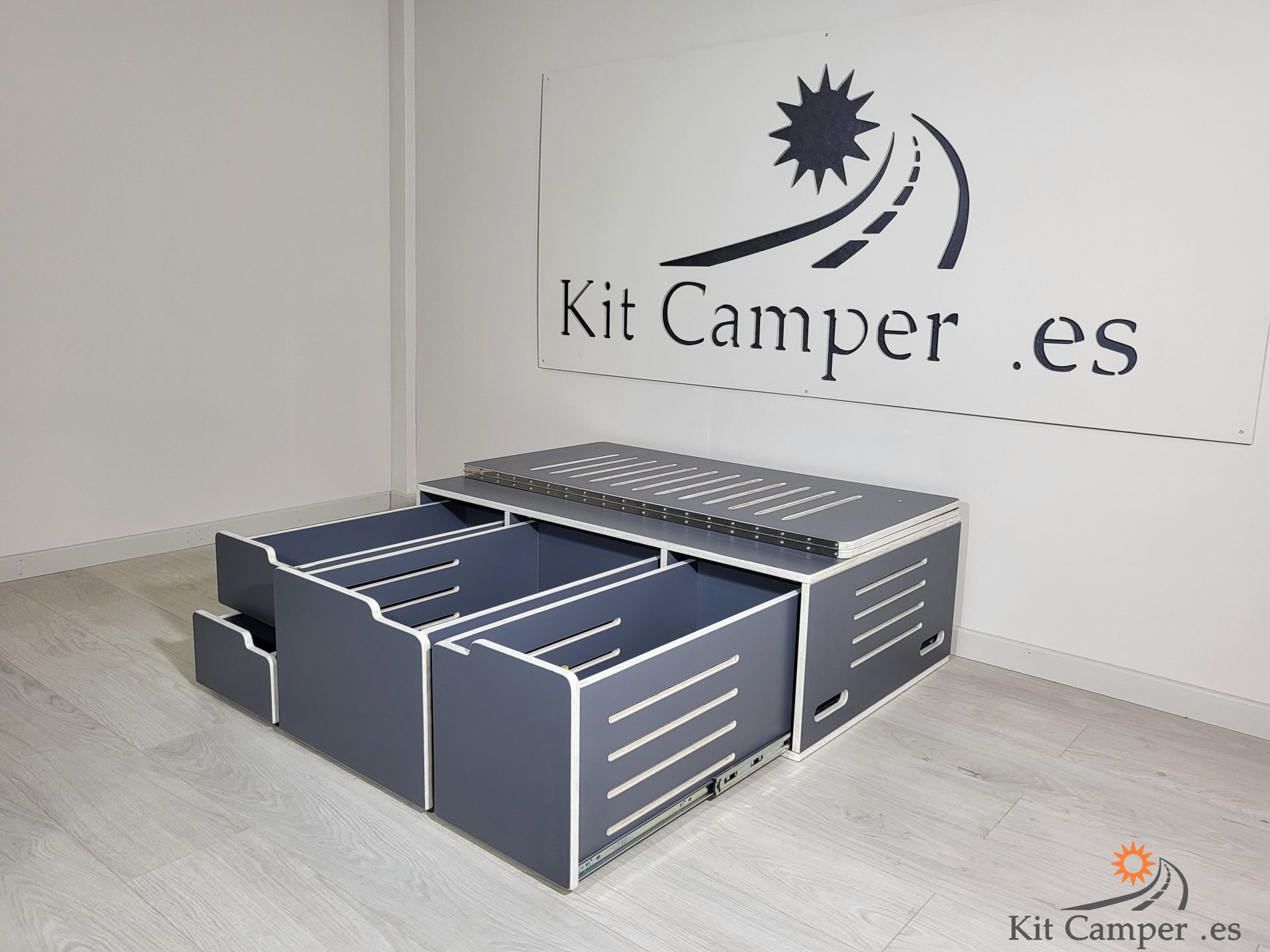 mueble camper renault cangoo, kit camper para renault cangoo