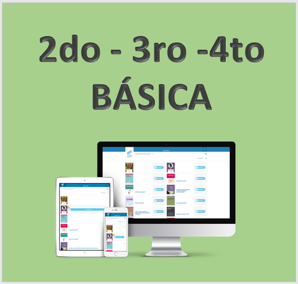 LIBROS DE SEGUNDO A CUARTO DE BÁSICA