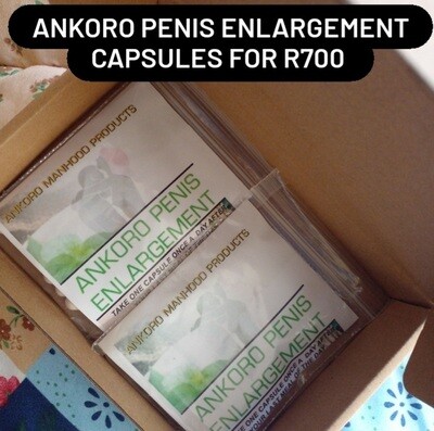 ANKORO MANHOOD PRODUCTS ( THE AFRICAN HERBAL PHARMACY)